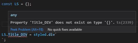 Reactjs How To Add Styled Components As Properties Of An Object Literal While Using Typescript