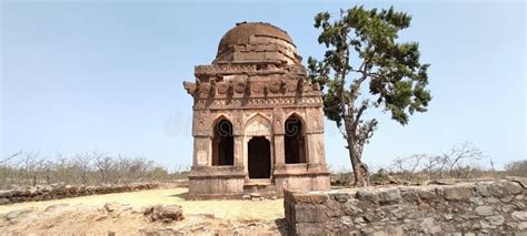 Abandoned Ancient Indian Architecture Stock Image Image Of Cloud Clouds 245309079