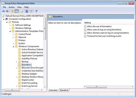 ViksTechBlog Biometric Logon In Windows 7 And 2008 R2