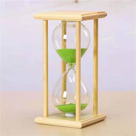 Creative Wooden Hourglass Timer 304560 Minutes Graduation Etsy