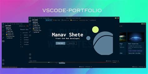 Vscode Themed Portfolio Using Reactjs And Tailwindcss Dev Community
