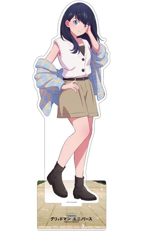 駿河屋 宝多六花 夜桜デート 描き下ろし特大アクリルスタンド 「グリッドマン ユニバース」（その他）
