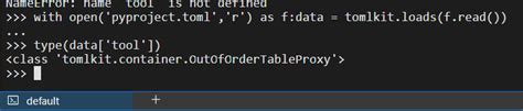 Valueerror Tool In Toml File Is Not A Table Issue Nonebot