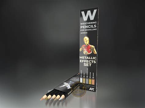 Ak Interactive Weathering Pencil Ak10046 舊化鉛筆 金屬效果 百貓夜行 Neko100