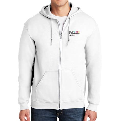 Gildan Unisex Heavy Blend Full Zip Hooded Sweatshirt Utah Community
