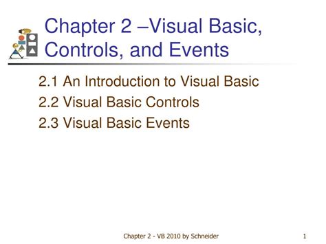 Ppt Chapter 2 Visual Basic Controls And Events Powerpoint