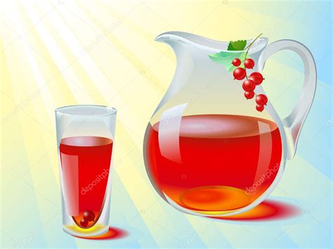 Juice Jug — Stock Vector © Valenty 1154006