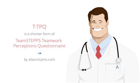 T Tpq Teamstepps Teamwork Perceptions Questionnaire