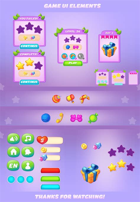 Game UI Elements On Behance Game UI Elements On Behance