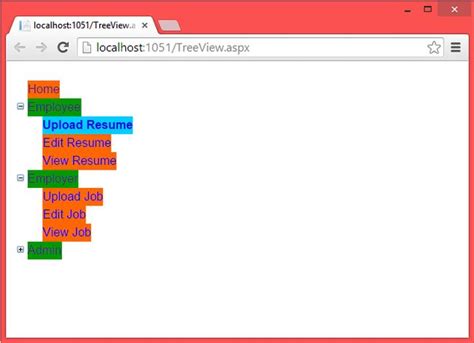 Treeview Control In Asp Net