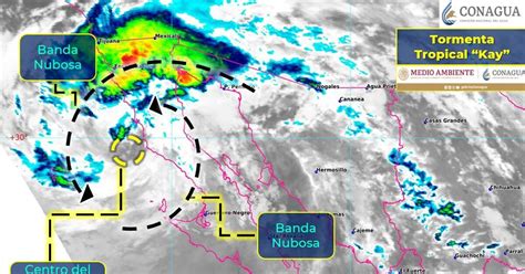 Huracán Kay Se Degrada A Tormenta Tropical Trayectoria En Vivo Y