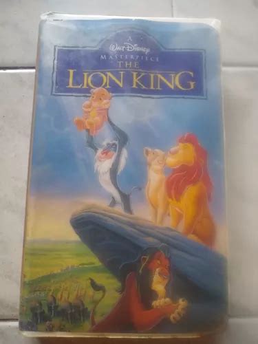Fita Vhs O Rei Leão Original Disney MercadoLivre