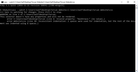 Css Sass Error This Selector Doesnt Have Any Properties Stack