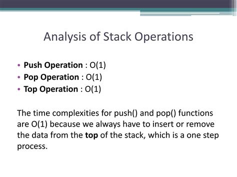 stack data structure ppt