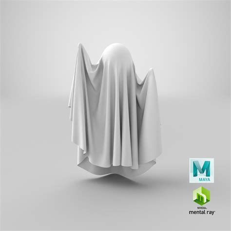 3d Funny Ghost Blank V2 Turbosquid 1753243
