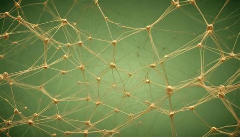 Abstract Image Of A Network Of Interconnected Nodes Resembling A Neural Network Or A Web