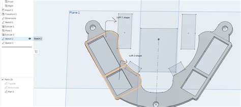 How Can I Get The Shape Shown To Be Constrained So I Can Use It For A Loft — Onshape