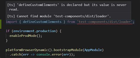 Angular7 Angular 7 Integration With Stenciljs Problem Cannot Find
