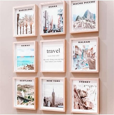 Pin By Marie Moormann On Zimmer Dekor Ideen Travel Wall Decor Travel Gallery Wall Gallery Wall