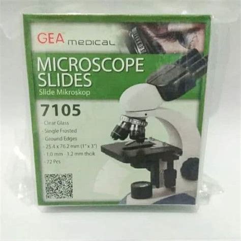 Gea® Microscope Slides Objek Glass Hijau 7105