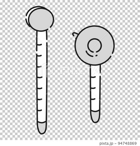 水温計温度計のイラスト白黒のイラスト素材 94748869 PIXTA