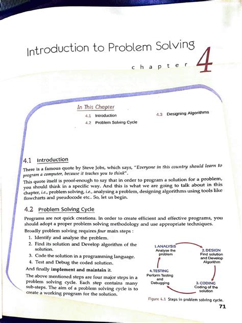 Intro To Problem Solving Ch 4 Pdf Algorithms Computer Programming