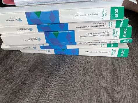 Cfa Official Textbooks 2019 Hobbies And Toys Books And Magazines