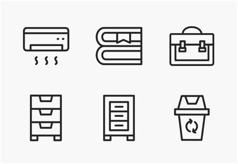 Office And Work Room Icons By Rakhmat Setiawan Work Room Business