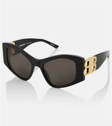 Balenciaga Dynasty Rectangular Sunglasses Balenciaga