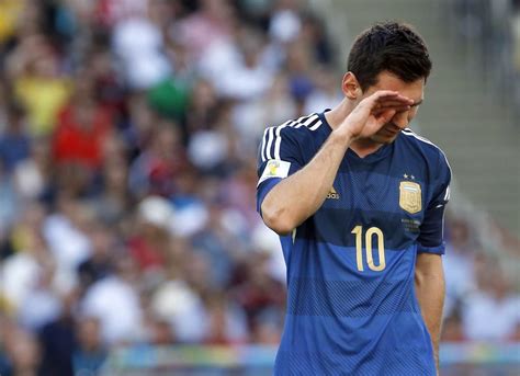 Messi Llora En La Final Del Mundial 2014 Tas La