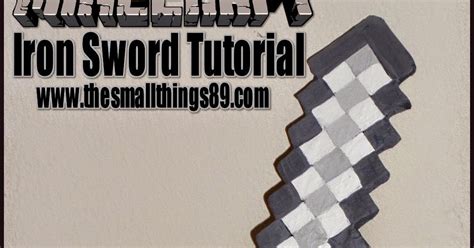 How To Make A Minecraft Sword {diy}