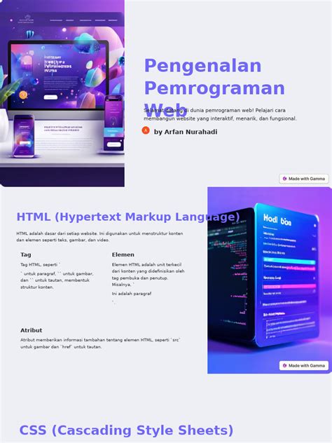 Pengenalan Pemrograman Web Pdf