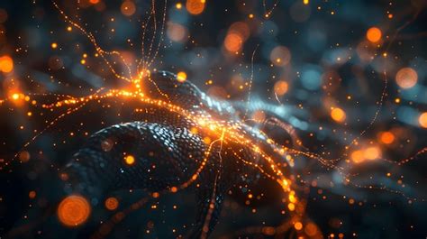 Digital Abstract Photo Realistic Synaptic Network In A Neural