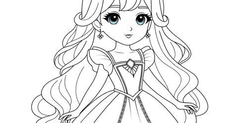 صور اميرات للتلوين جميلة للاطفال وكيوت