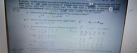 Solved Pts In This Problem You Are To Interface A Chegg Com