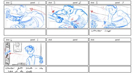 Fabian Sanchez Storyboard Practice 10 Panel Story