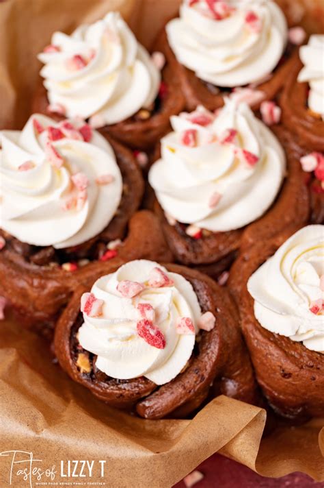 Peppermint Mocha Sweet Rolls Recipe Tastes Of Lizzy T Peppermint Mocha Sweet Rolls Recipe Tastes Of Lizzy T