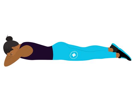 Lying Prone Abdominal Stretch