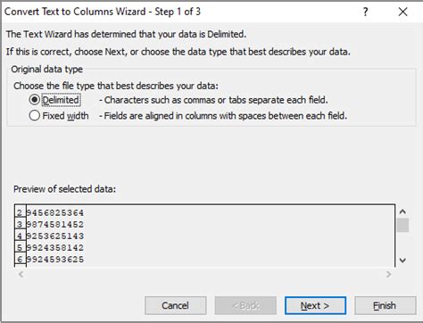 Using The Text To Column Functionality Of Excel Excel Unlocked