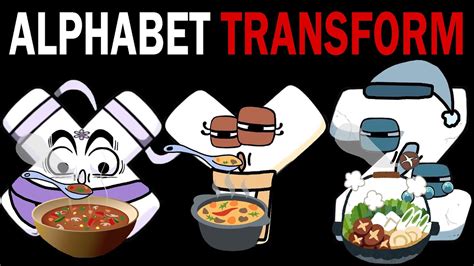 Alphabet Lore But They Eat Hot Food A Z Youtube