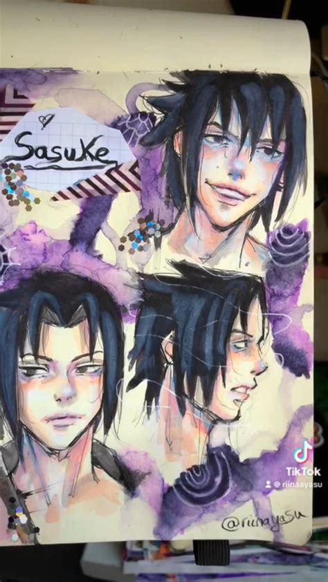 Sasuke Drawing By Riinayasu