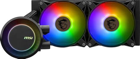 Msi Mag Coreliquid E240 Black Aio Argb Cpu Liquid Cooler