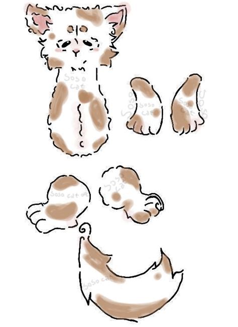 кот из бумаги в 2025 г Чувствовал шаблоны животных Рисунки домашних животных Шаблоны животных