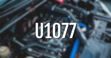 Solved U1077 Code Fixing Invalid Primary Id Data
