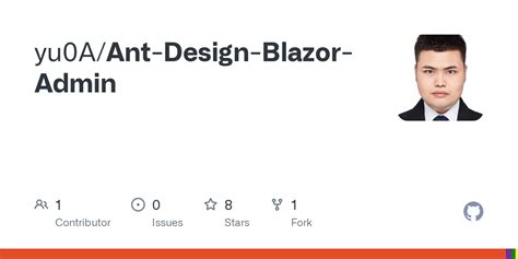 Github Yu0a Ant Design Blazor Admin