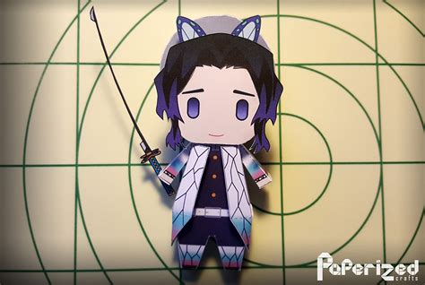 Demon Slayer Shinobu Kocho Papercraft Paperized Crafts