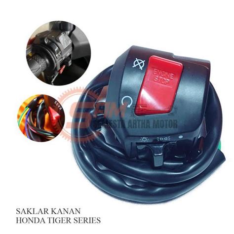 Jual Switch Saklar Kanan Honda Tiger Tombol Lampu Stater Engine Stop Di
