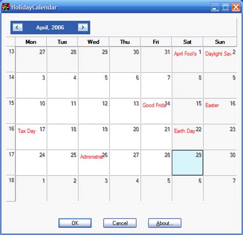 Crear Calendario Personalizado En C