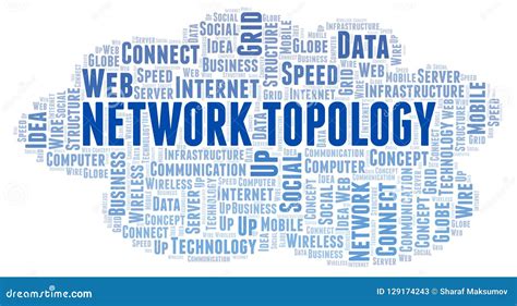 Network Topology Computer Network Connection Vector Illustration