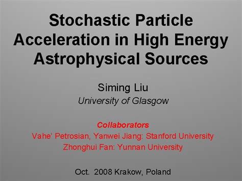 Stochastic Particle Acceleration In High Energy Astrophysical Sources